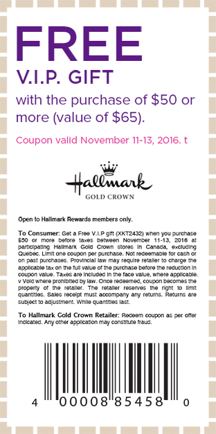 Hallmark Gold Crown - Show Your Hallmark Rewards Card and Save