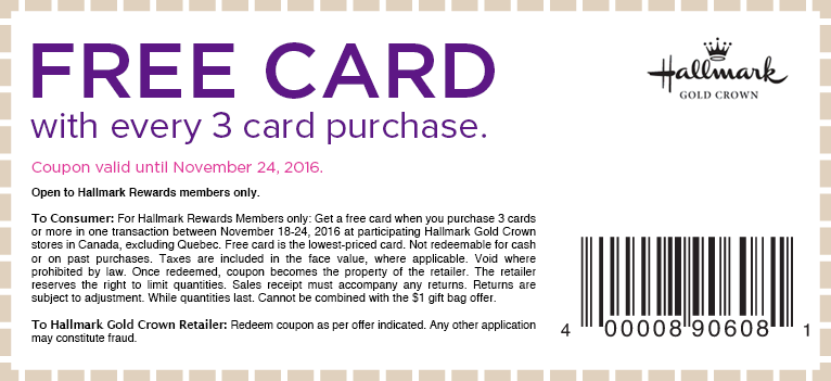 Hallmark Gold Crown - Show Your Hallmark Rewards Card and Save